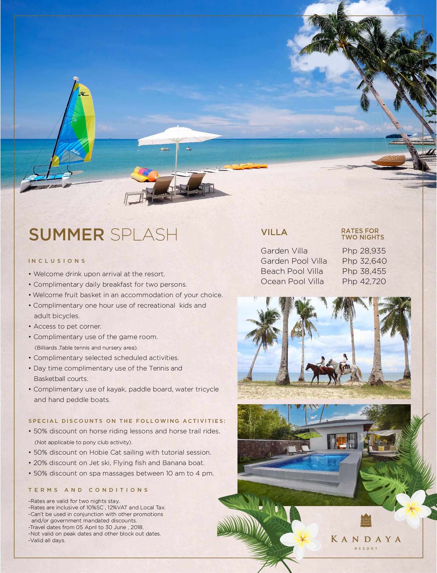 Special Offers - Kandaya Resort