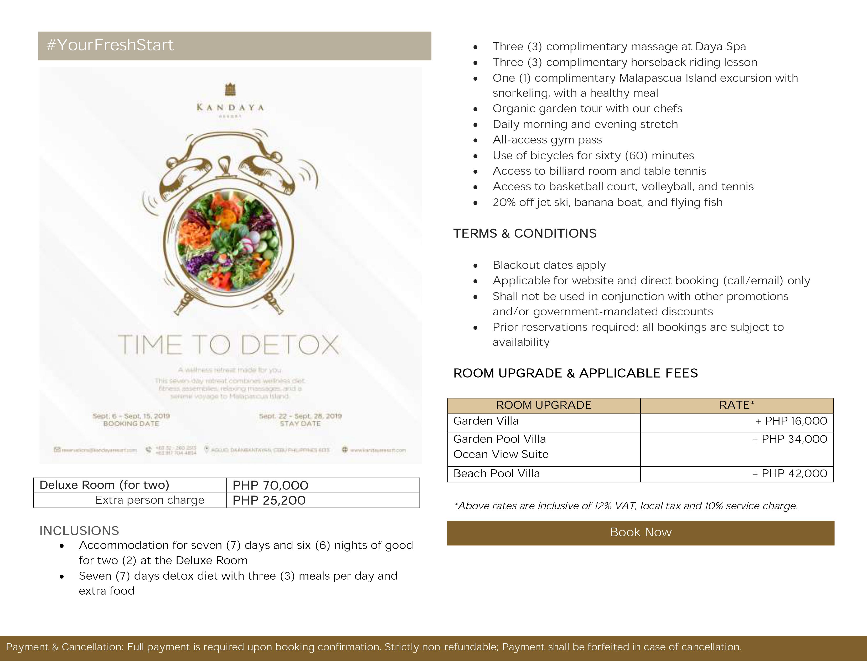 Special Offers - Kandaya Resort